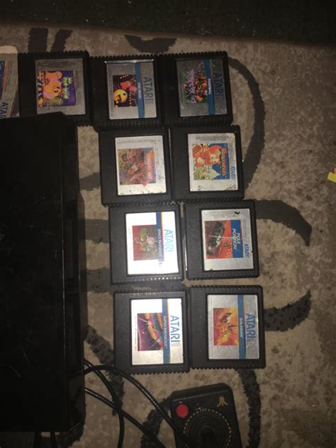 Atari 5200 Console With 10 Games And Original Kit Adapter All Tested And Working Except I Got