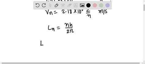 SOLVED In A Hydrogen Atom Following Bohr S Postulates The Product Of Linear Momentum And