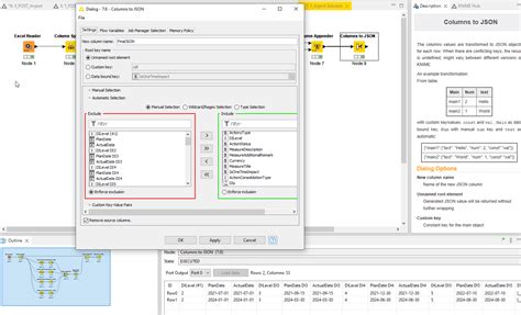 Excel To Json Multilayer Nested Arrays Objects Knime Analytics