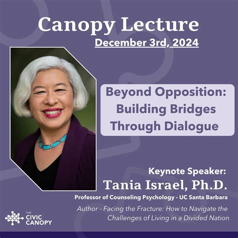 The Civic Canopy On Linkedin We Are Excited To Be Back Back With Our Canopy Lecture For 2024