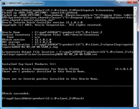 How To Use Oracle Opatch Utility To Find Out Information About Oracle