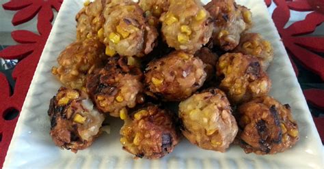 Indonesian Sweetcorn Balls Recipe By Azipassion