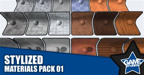 Stylized Materials Pack 01 2d Textures And Materials Unity Asset Store