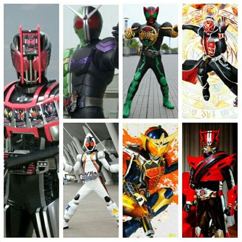Kamen Rider Decade W Ooo Fourze Wizard Gaim E Drive Kamen Rider