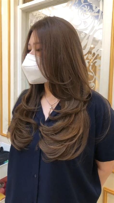 Layered Haircut With Ash Brown Haircolor Artofit