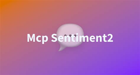 Mcp Sentiment2 A Hugging Face Space By Architmandpe02