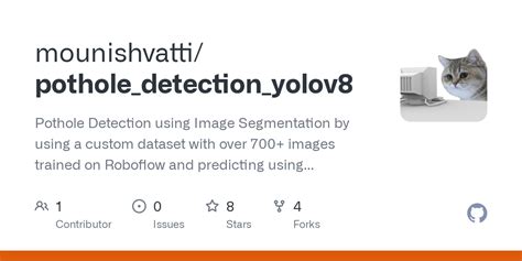 GitHub Mounishvatti Pothole Detection Yolov Pothole Detection Using Image Segmentation By