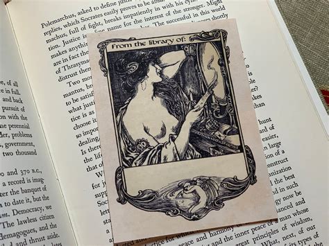 Love Letter Personalized Erotic Ex Libris Bookplates Crafted Etsy