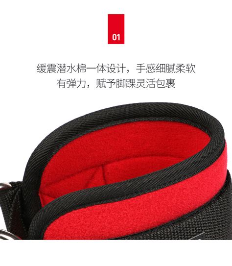 龙门架练腿练臀部力量健身训练器材脚环绑腿扣脚踝绑带拉力绳配件 阿里巴巴