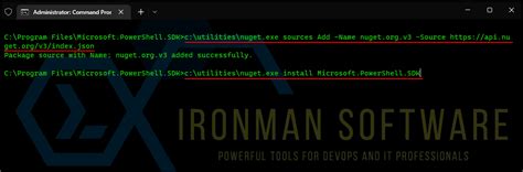 Unable To Find Package Microsoftpowershellsdk · Issue 1510