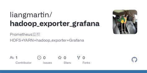Github Liangmartinhadoopexportergrafana Prometheus监控hdfsyarn