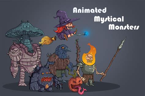 Animated Mystical Monsters 2d Characters Unity Asset Store