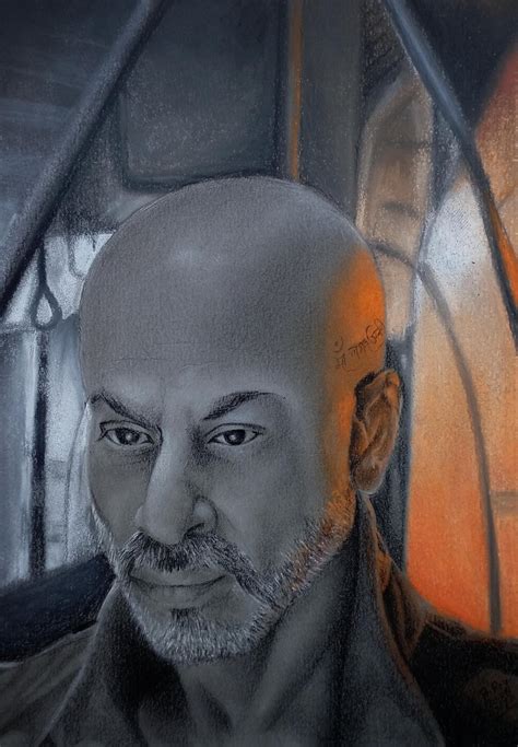 Jawan Srk By Me Oil Pastel And Pencil 2023 7x5 Inches [2800x4038] R Artporn