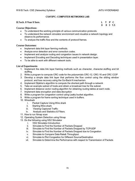 Cn Lab Pdf Computer Network Network Congestion