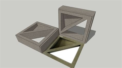 Modern Breeze Block 3d Warehouse