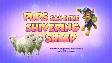 Paw Patrol Pups Save The Shivering Sheep S4e38