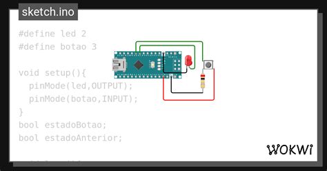 Botao Liga Desliga Copy Wokwi ESP32 STM32 Arduino Simulator