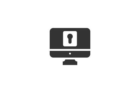 Computer Security Icon Graphic By Rudezstudio Creative Fabrica