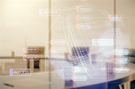 Premium Photo Multi Exposure Of Abstract Programming Language