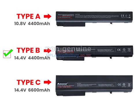 High Performance HP Compaq HSTNN-104C replacement Battery ...