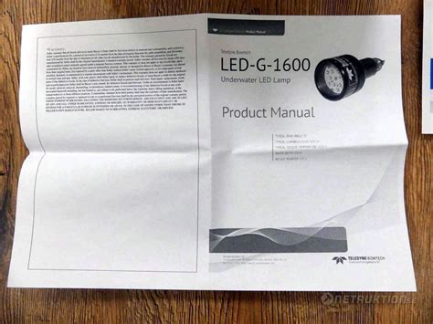 Netauktion Dyklampa Bowtech Led G 1600