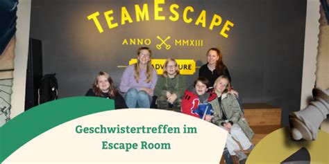 Geschwistertreffen Im Escape Room KINDERHILFE E V