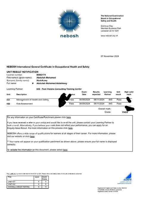 Abdullah Mohamed Ali On Linkedin Nebosh Milestone