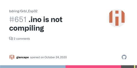 Ino Is Not Compiling Issue Bdring Grbl Esp Github