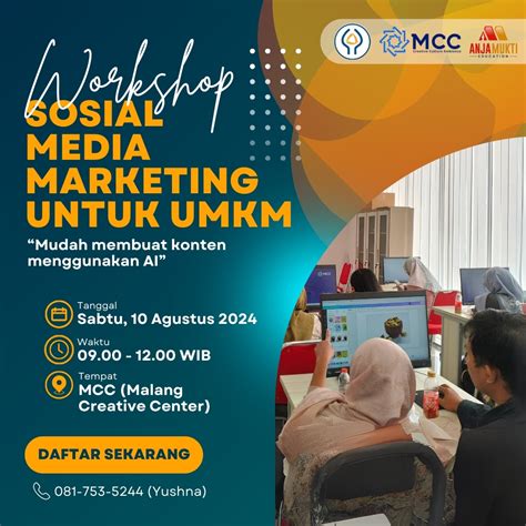 Workshop Sosial Media Marketing Eventmccorid