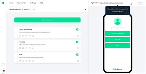 Cómo poner enlaces en Instagram con Linktree Instituto Emprende