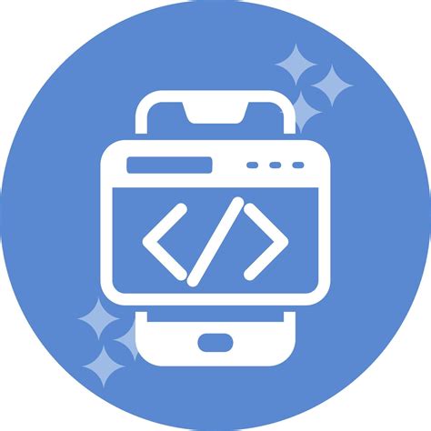 Smartphone Coding Vector Icon Vector Art At Vecteezy