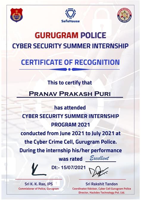 Pranav Puri On Linkedin It Was Great Internship Program With Gurugram