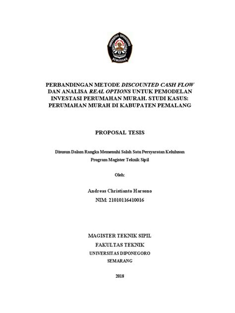 Contoh Proposal Tesis Mts Pdf