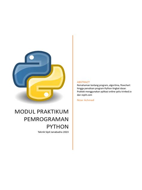 Praktikum Pemrograman Python 2 Pdf