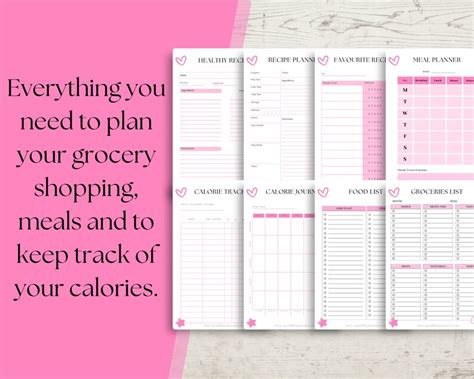 Plr Planner Weight Loss Tracker Bundle Templates Edit On Canva