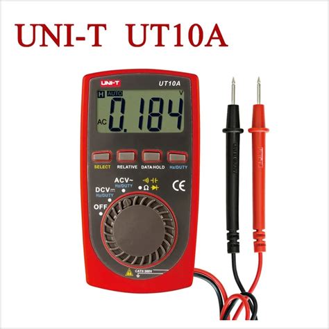 UNI T Ut10A Pocket Digital Multimeter Auto Range AC DC Volt Ohm