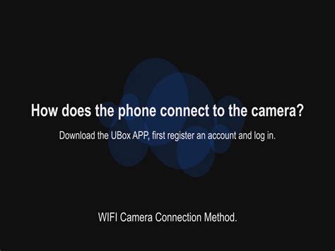 LS VISION UBox APP Wifi Camera Connection Steps LS VISION
