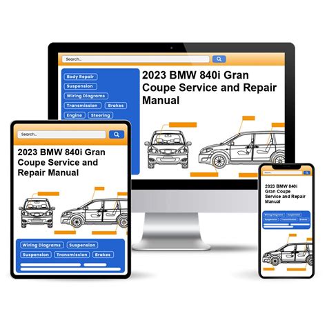 2023 Bmw 840i Gran Coupe Service And Repair Manual