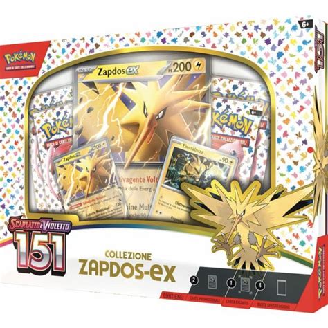 Pokémon Scarlatto e Violetto Collezione Zapdos ex ITA Korenani