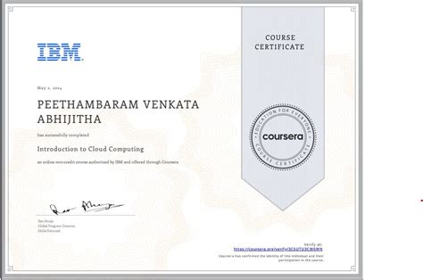 Venkata On Linkedin Cloudcomputing Ibm Coursera Certification Learning Tech…