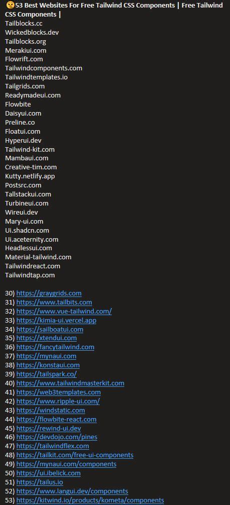 Solieman Snossy On Linkedin Tailwindcss Webdevelopment Frontend Css Freeresources