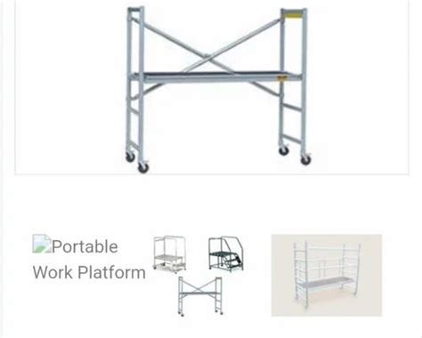 Mild Steel Portable Work Platform Single Mast At Rs 1500 In Ahmedabad