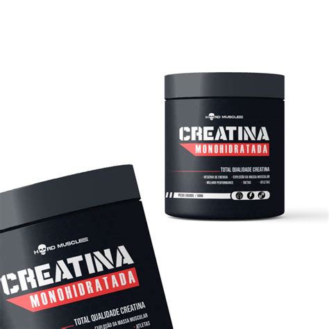 Creatina Monohidratada Hard Muscle 300g Shopee Brasil