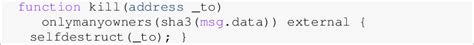 Solidity Code Of Kill Function Download Scientific Diagram