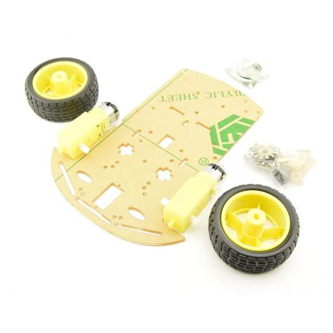 Chasis Mobil Robot 2WD 2 Wd Smart Car Robot Sasis Frame Robot ICHIBOT
