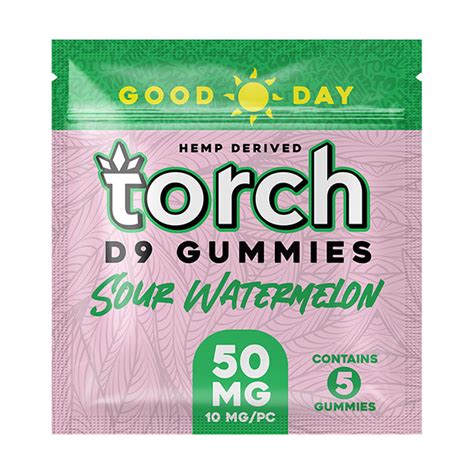 Torch Good Day D9 Gummies 50mg Delta 8 Resellers