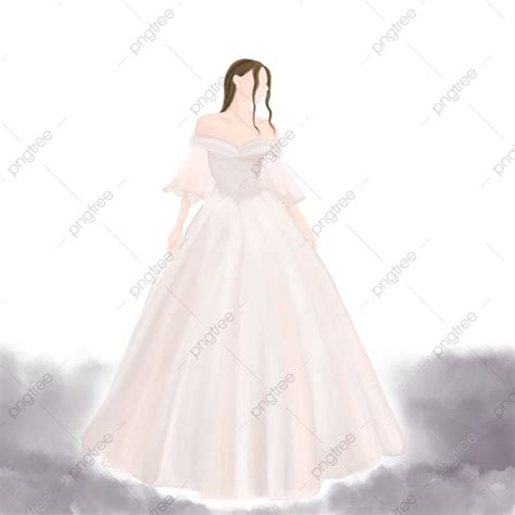 Weding Dress Png Image Beautiful Weding Dress Illustration Png Psd