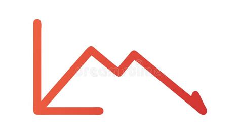 Decreasing Trend Stock Market Graph Vector Vector Design Generative Ai