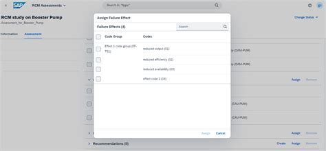 Sap Asset Performance Management Rcm Assessment Sap Community