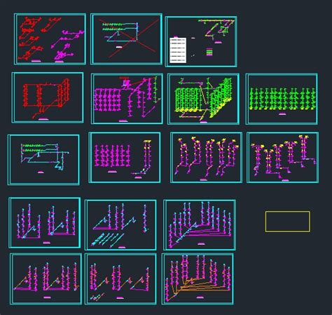酒店给排水及消防全套cad施工图纸 Autocad 2004 模型图纸下载 懒石网
